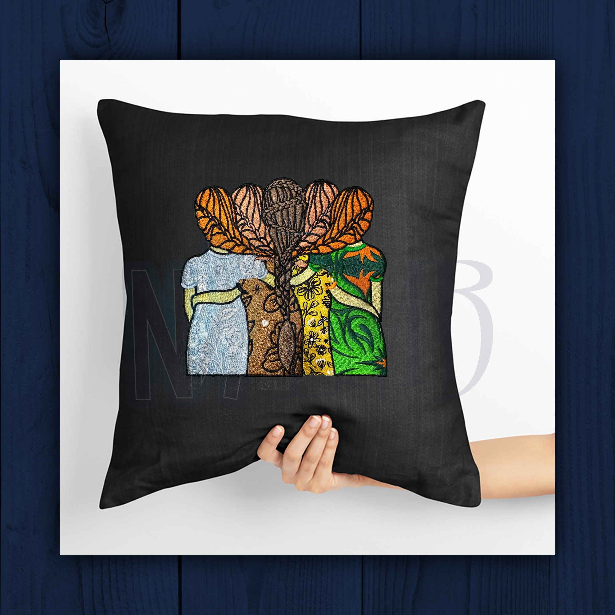 Sisters Are Fairies Embroidery Design. in the Hoop Embroidery Machine ...