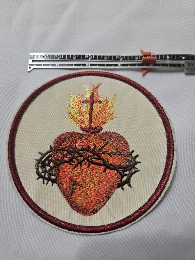 Sacred Heart of Jesus Patch - Etsy