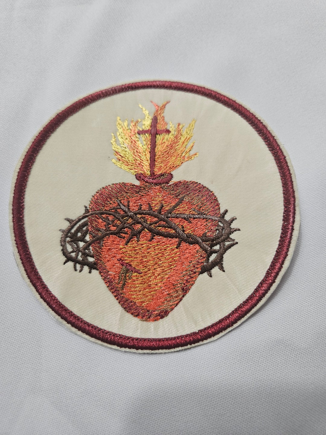 Sacred Heart of Jesus Patch - Etsy