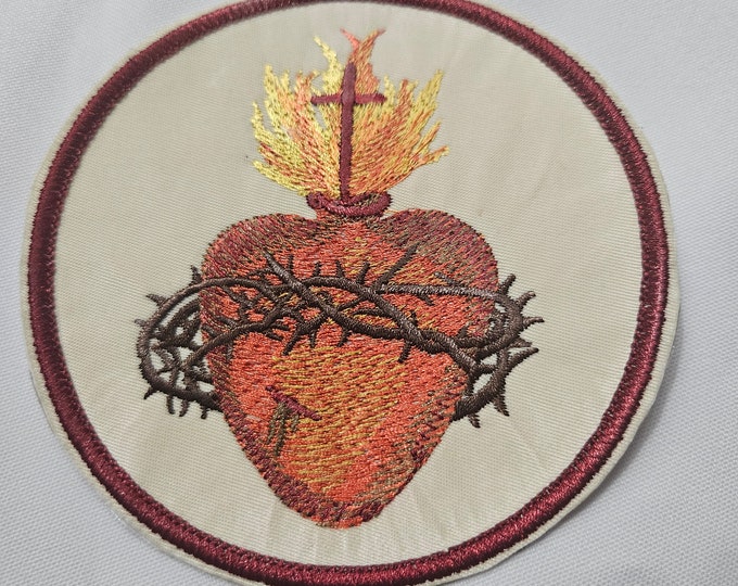 Sacred Heart of Jesus Patch - Etsy