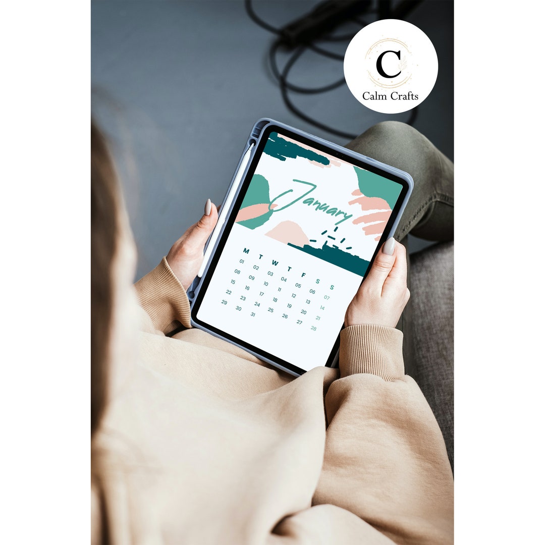 Beautiful Hand Draw Calendar 2024 - Etsy