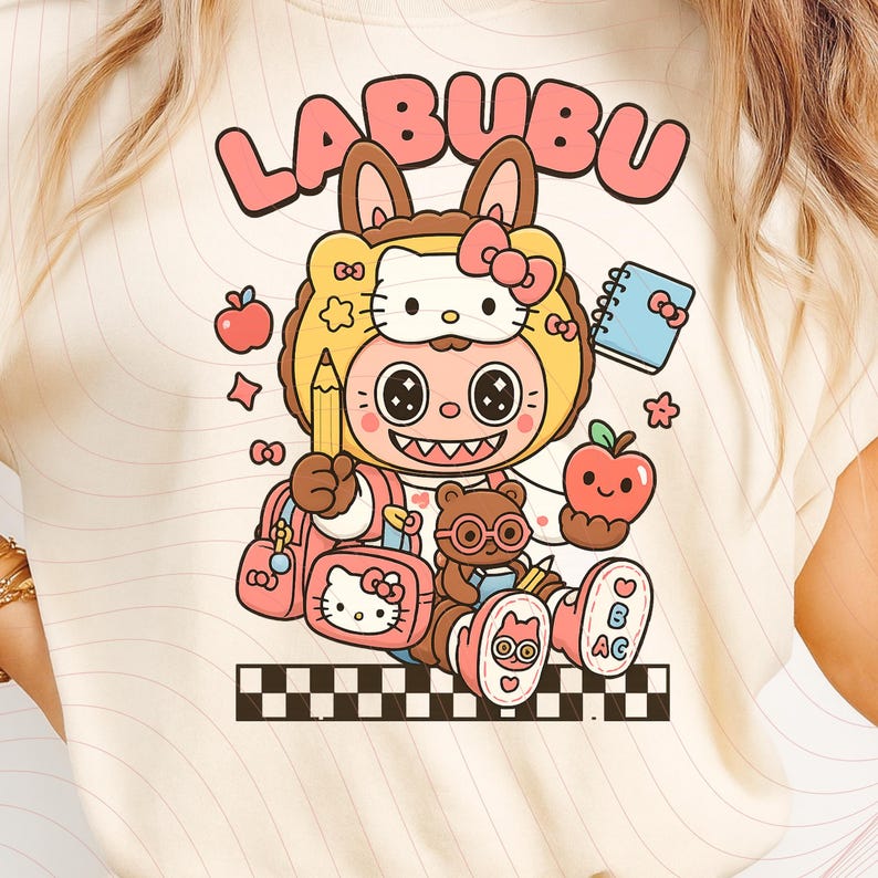 Labubu Back to School PNG | Kawaii Monster Clipart for Teachers & Kids ...