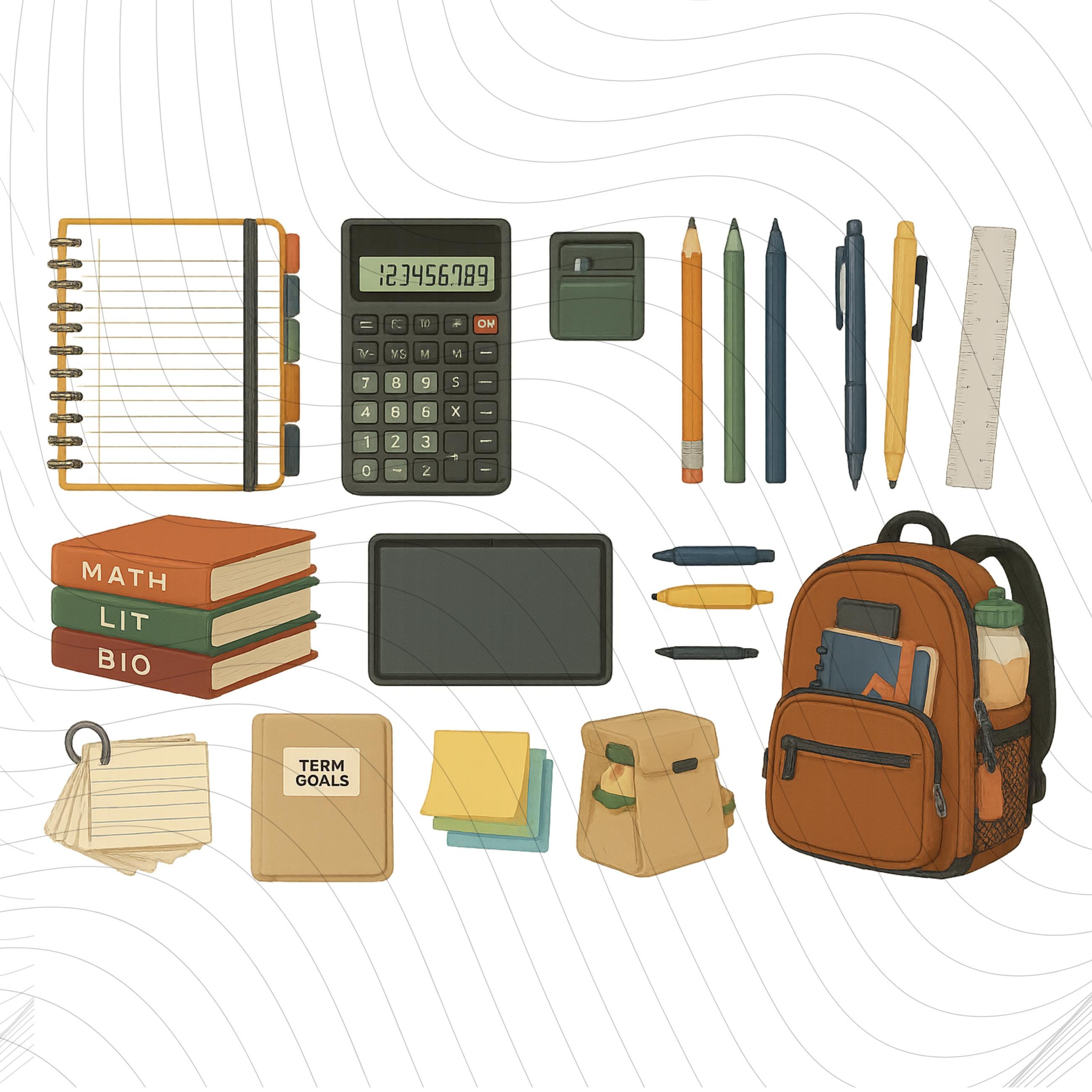 Labubu Back to School PNG Bundle | 20 Kawaii School Clipart Files ...