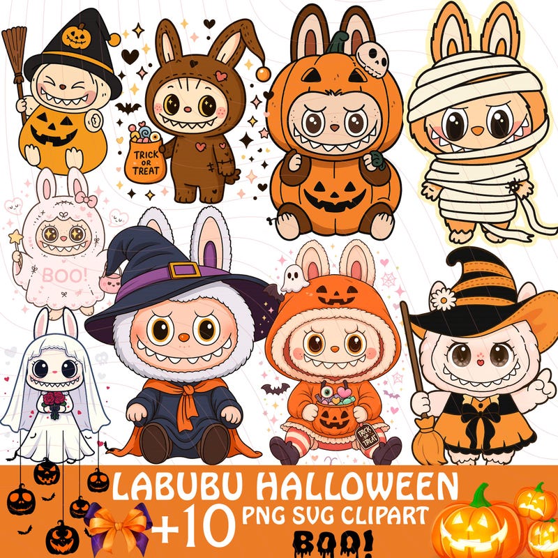 Scary Labubu Doll - Etsy UK