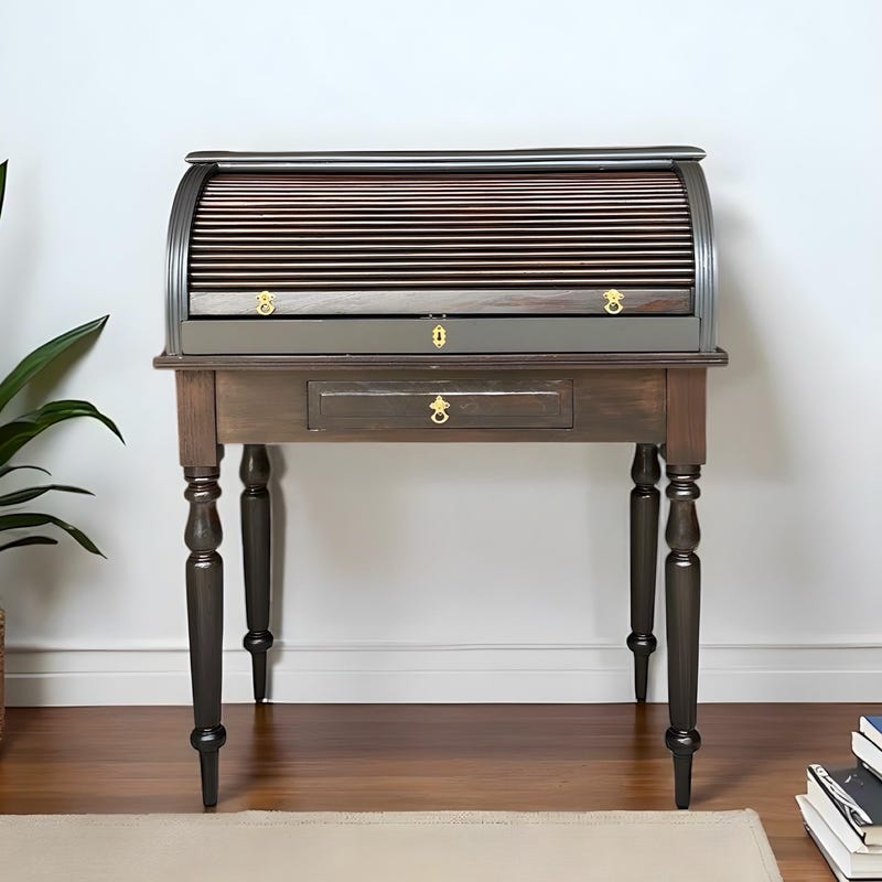 Roll Top Desk - Etsy