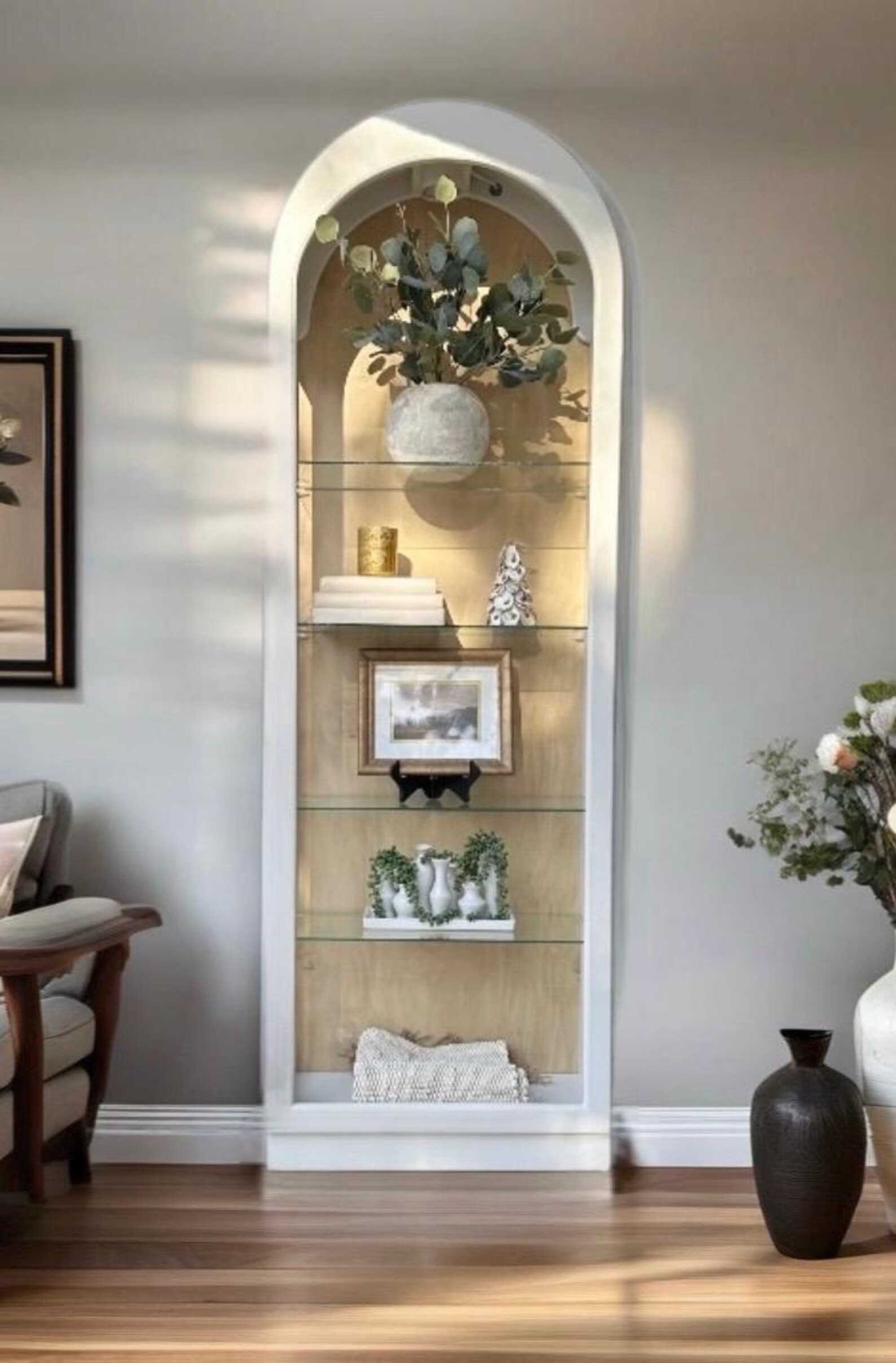 Arched Book Case - Etsy