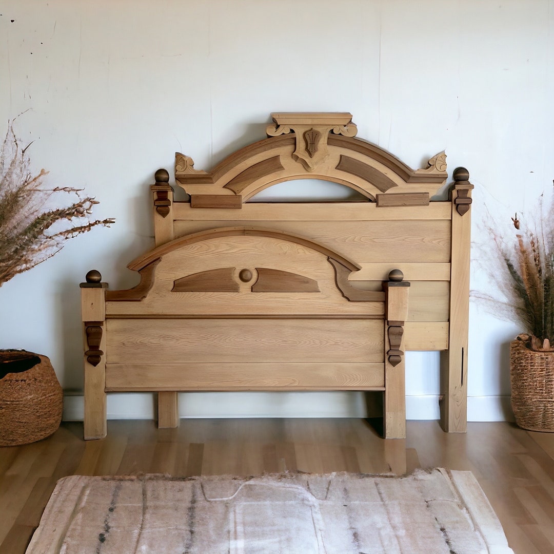 Antique Victorian Full Bed Frame - Etsy