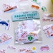 Pacific Coast Highway Sticker Pack, Mid-century PCH Matte Stickers - Etsy