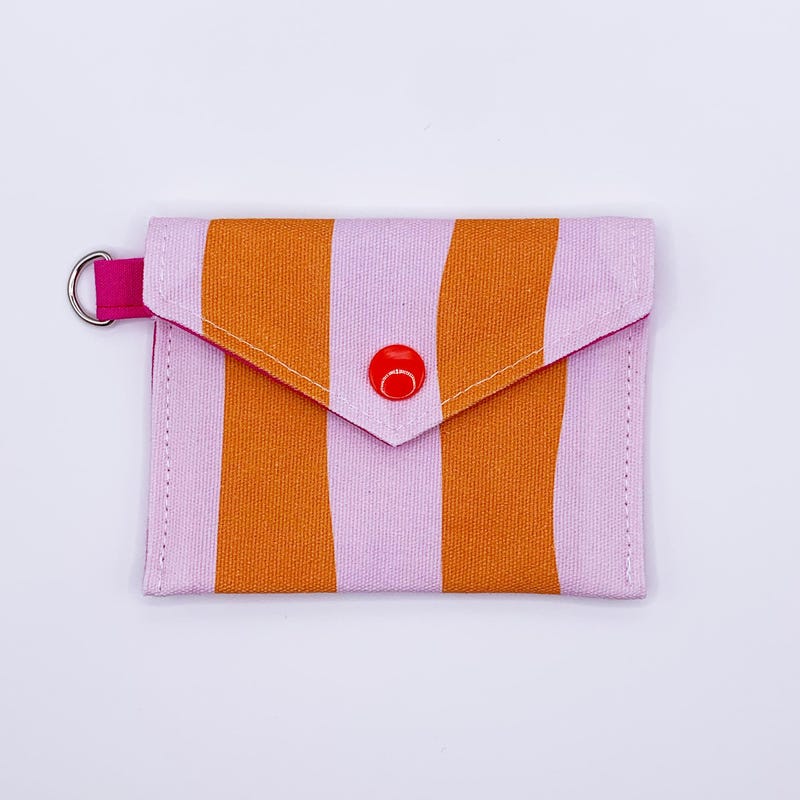Orange Plastic Wallet - Etsy