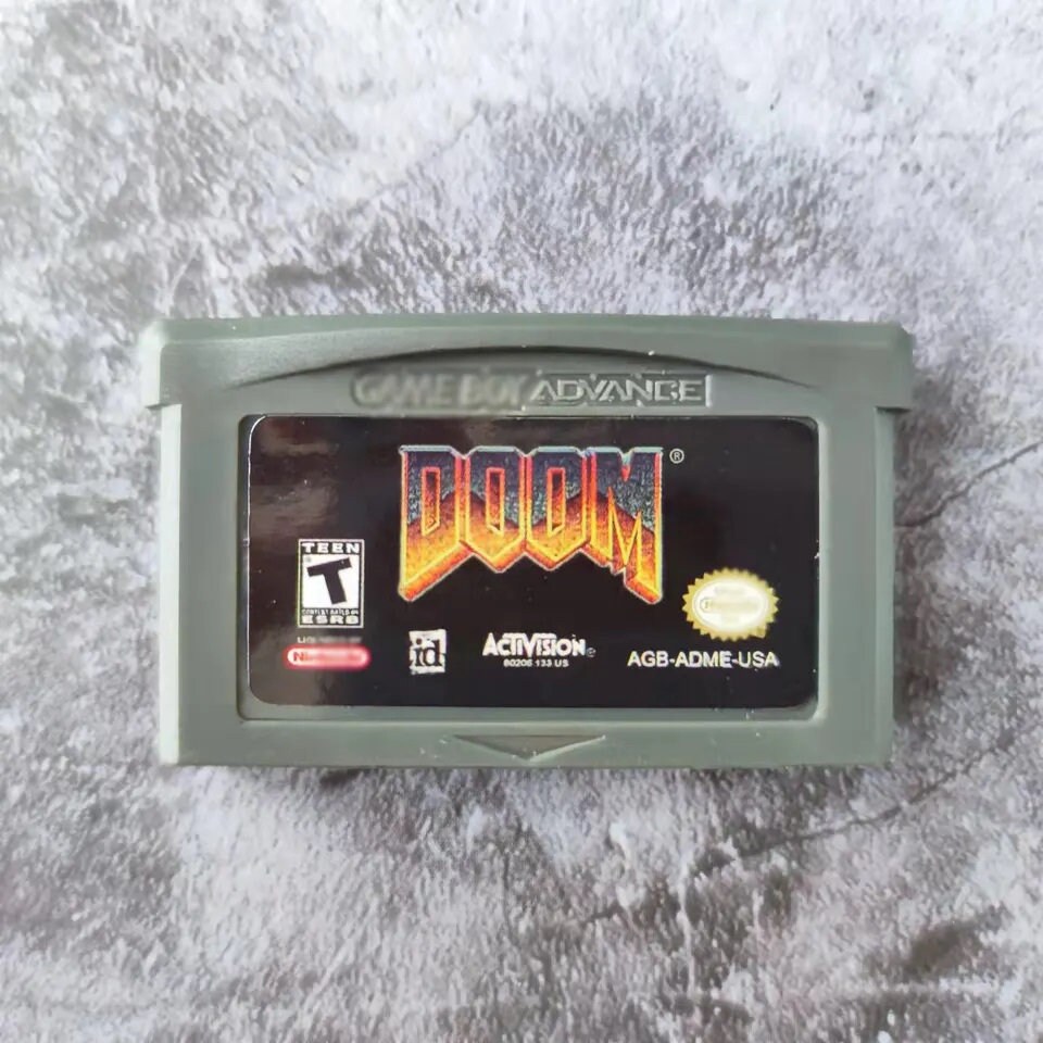 Doom I 1 Doom II 2 for Nintendo Gameboy Advance GBA - Etsy