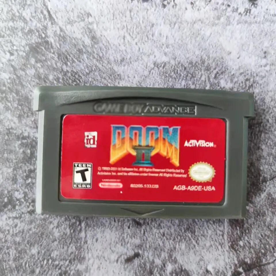 Doom I 1 Doom II 2 for Nintendo Gameboy Advance GBA - Etsy