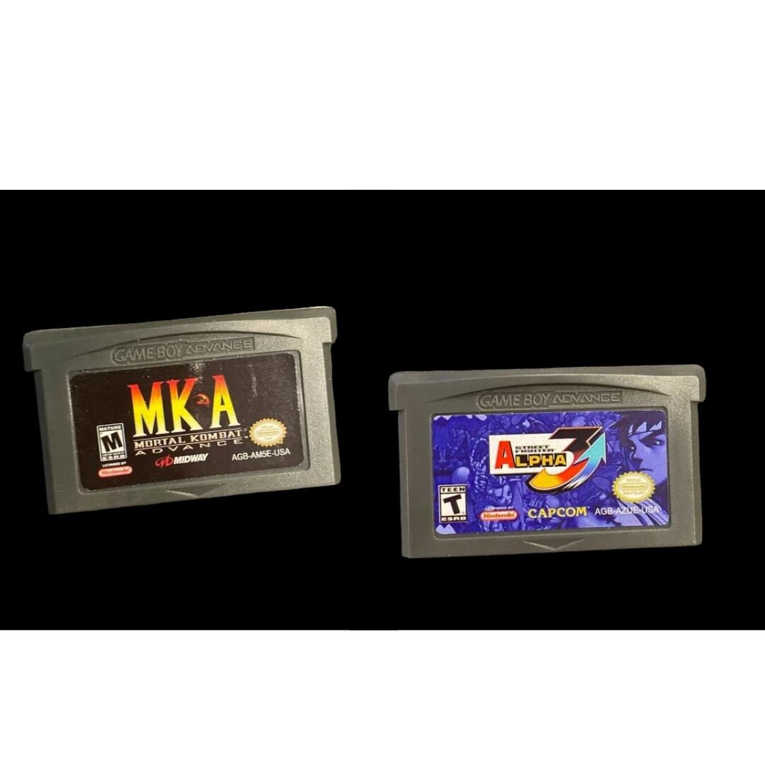 Mortal Kombat MKA Street Fighter Alpha 3 Nintendo Game Boy Advance GBA ...