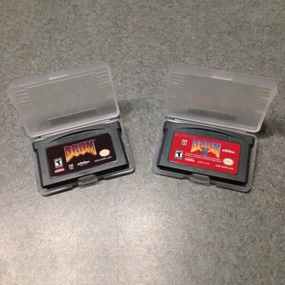 Doom I 1 Doom II 2 for Nintendo Gameboy Advance GBA - Etsy