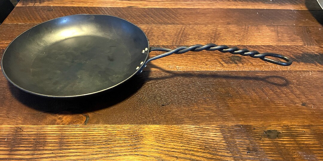 Forged Carbon Steel Skillet/frying Pan. - Etsy