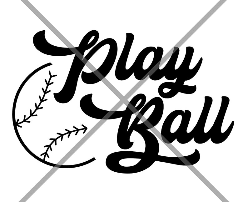 Play Ball Baseball PNG Digital File Only - Etsy