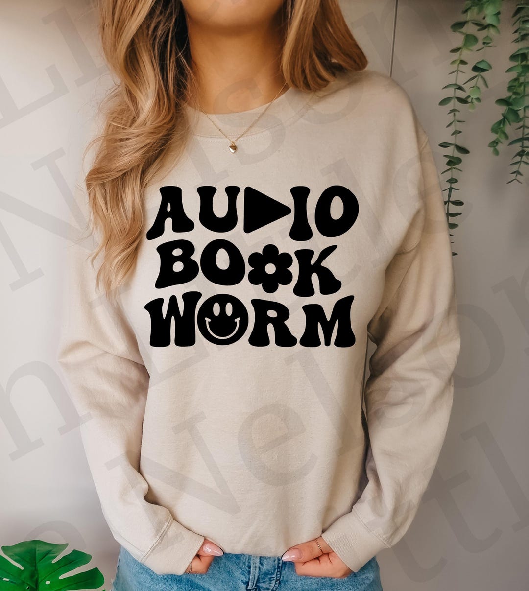 Audio Book Worm PNG Digital File Only - Etsy