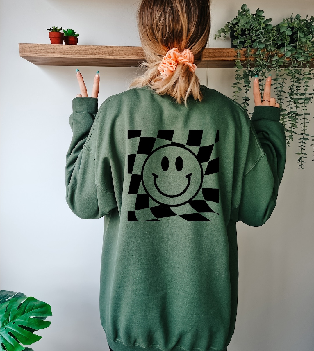 Checked Smiley Warp PNG Digital File Only - Etsy