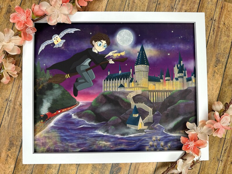 Wizarding World Art Print, Harry Potter Wall Decor, Hogwarts Legacy Fan Art - Etsy