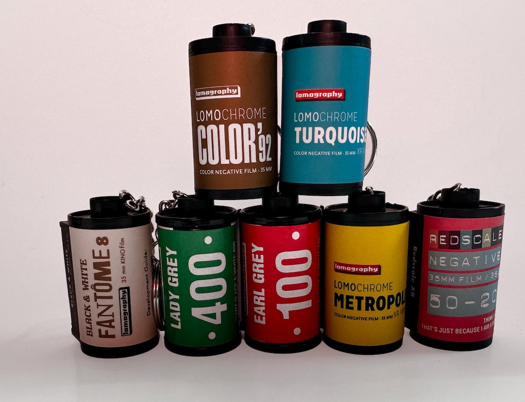 Lomography 35mm Recycled Film Canister Keychain: Upcycled Film Canister ...