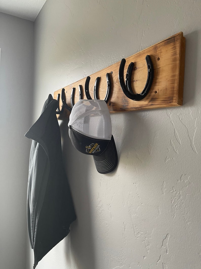 Horseshoe Coat Rack - Etsy