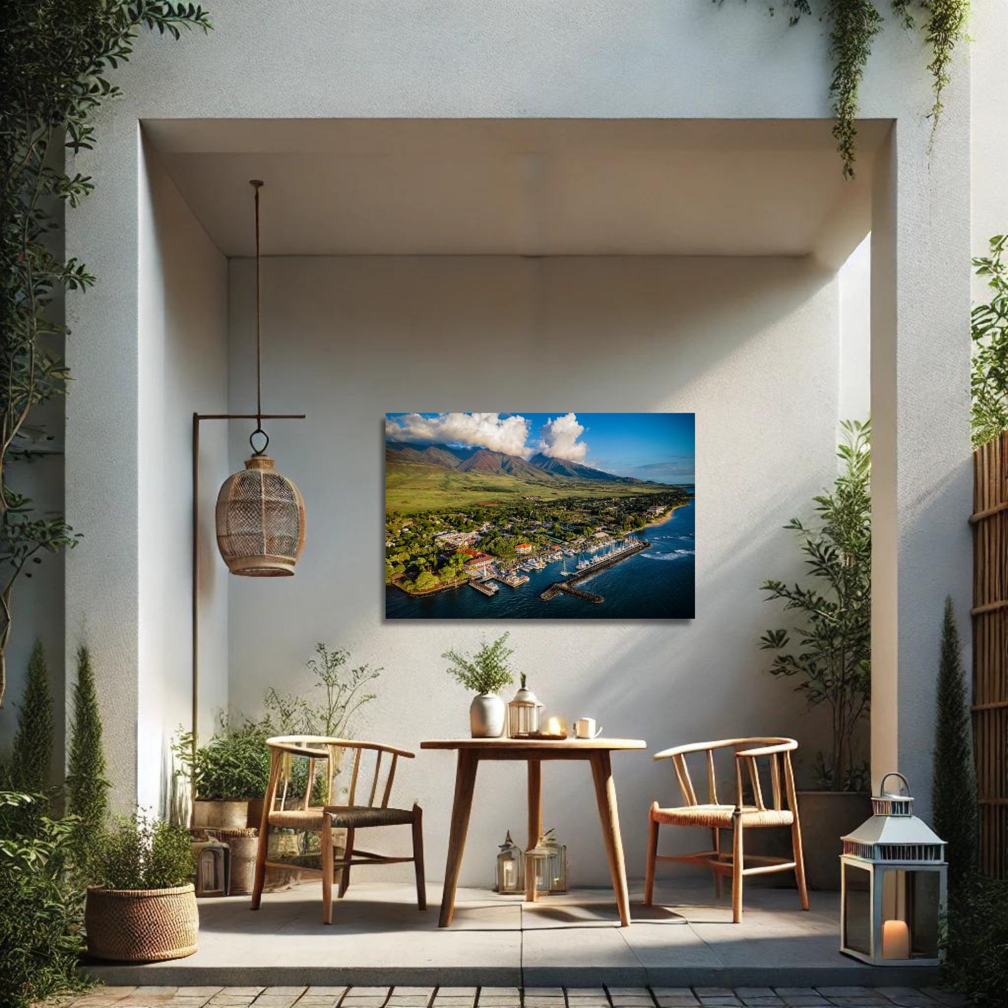 Lahaina, Maui Aerial Landscape Photography Prints • Lustre Paper ...