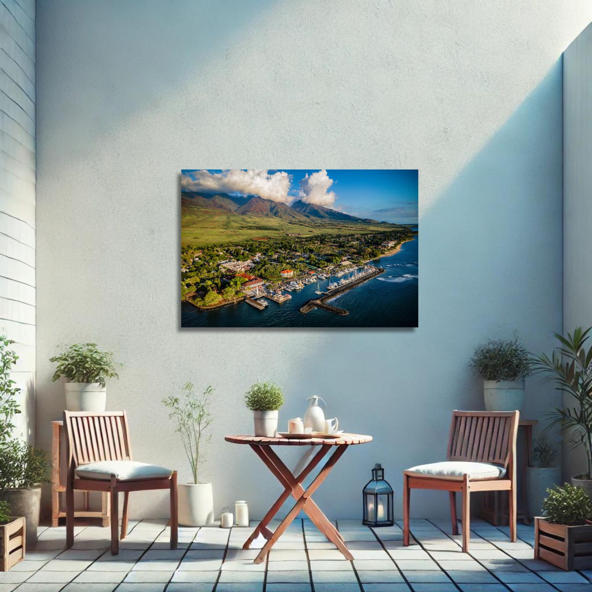 Lahaina, Maui Aerial Landscape Photography Prints • Lustre Paper ...