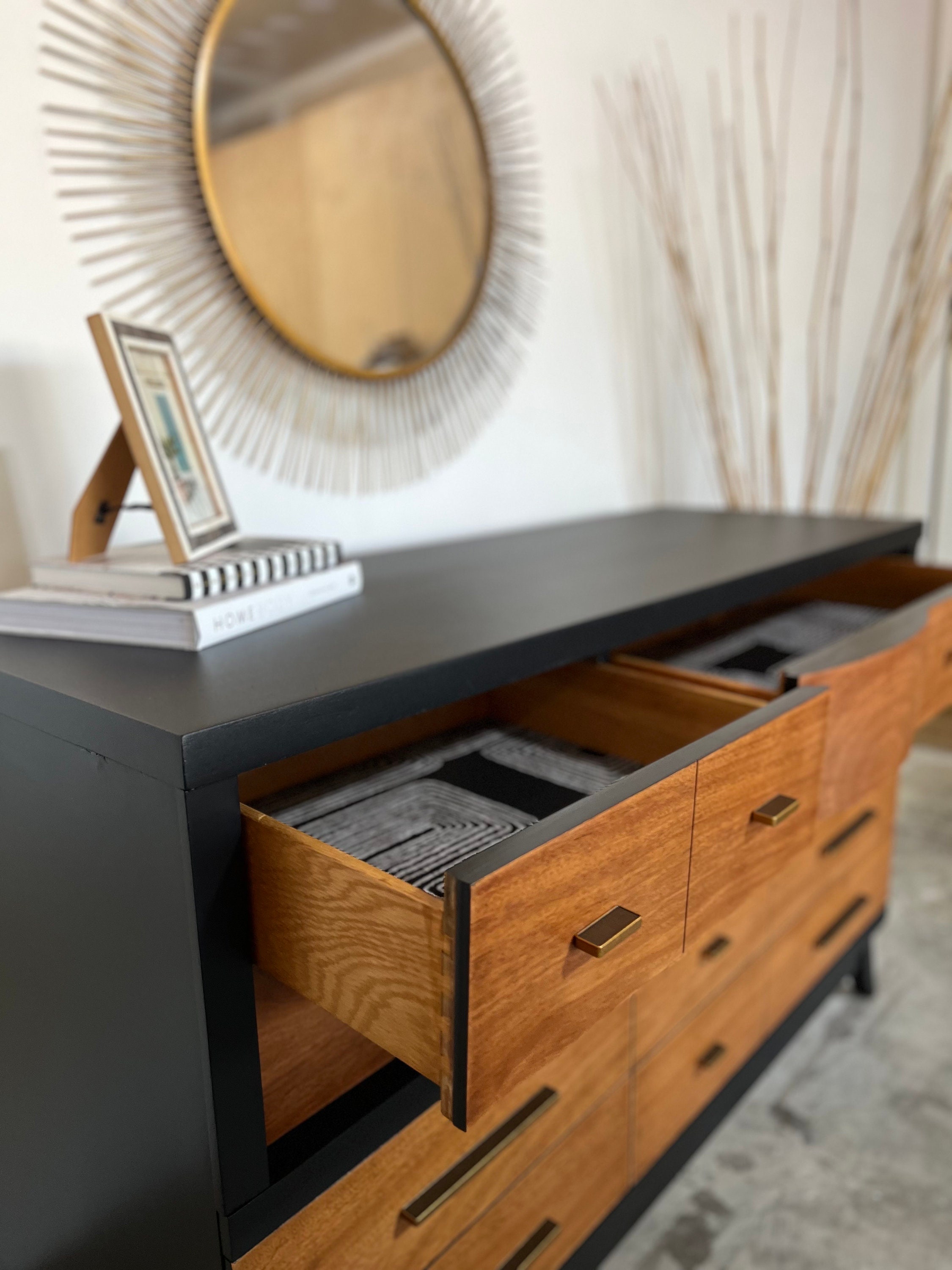 SOLD Refinished MCM Dresser - Etsy