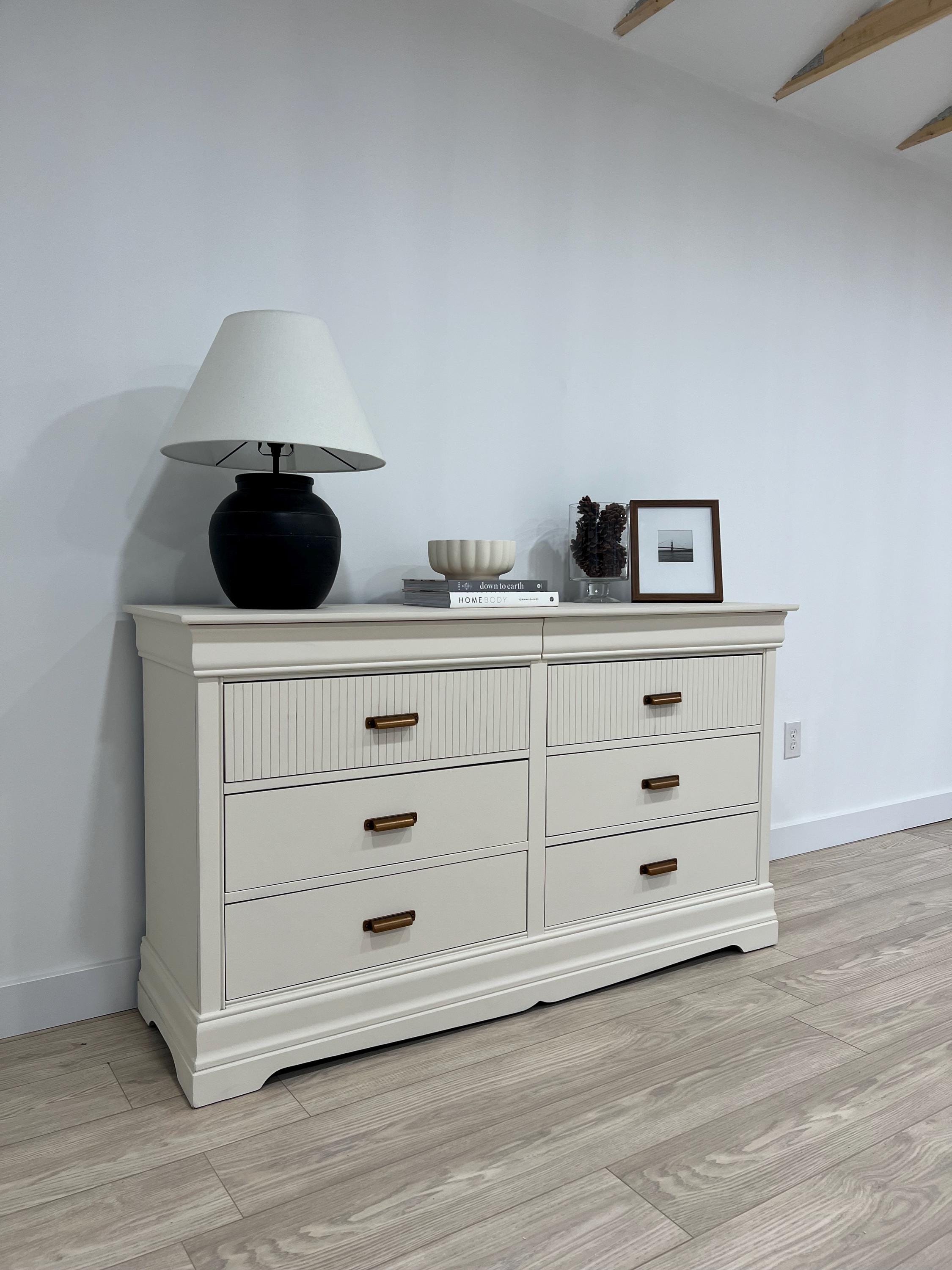 AVAILABLE Soft Beige Refinished Dresser - Etsy