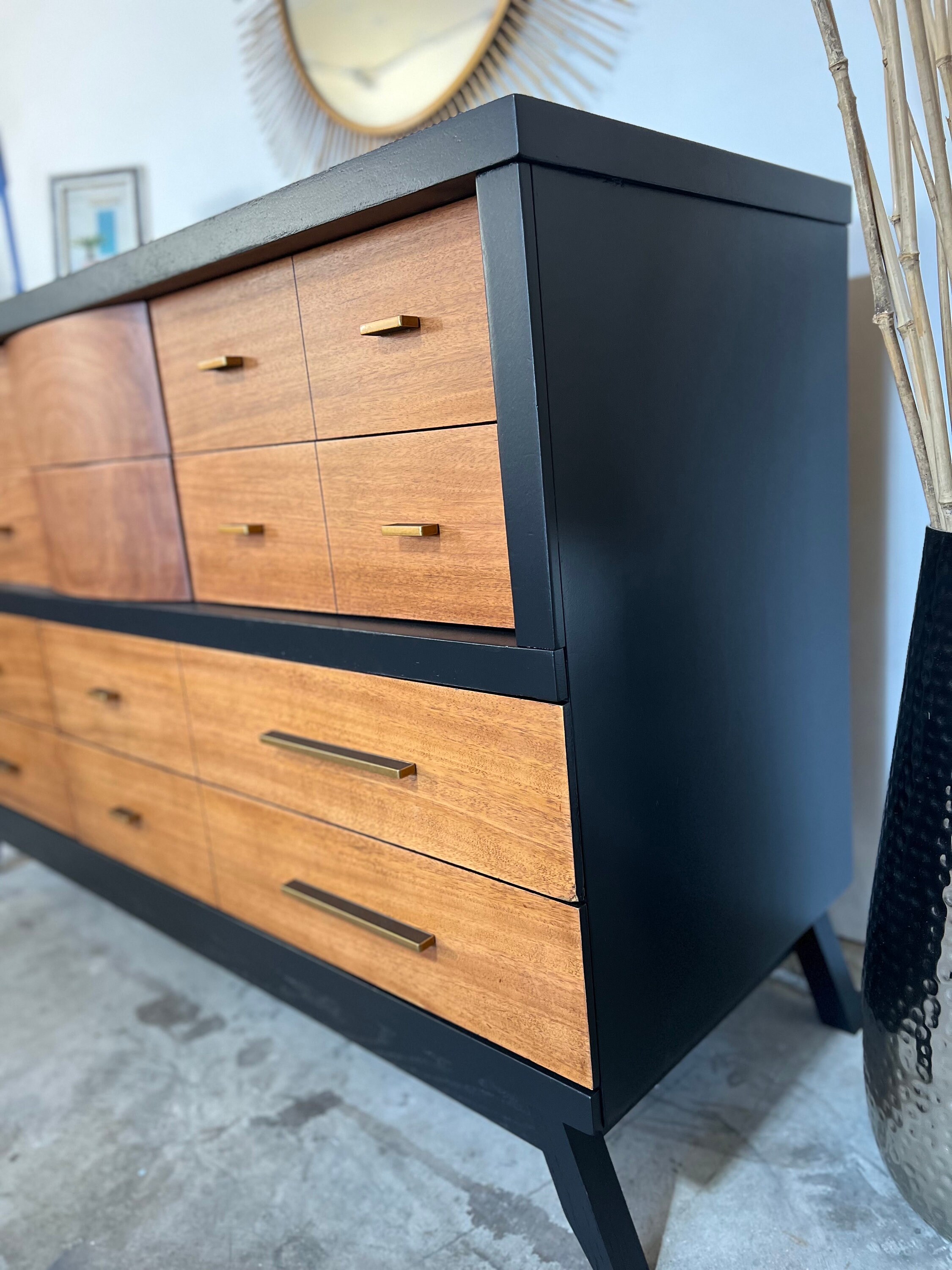 SOLD Refinished MCM Dresser - Etsy