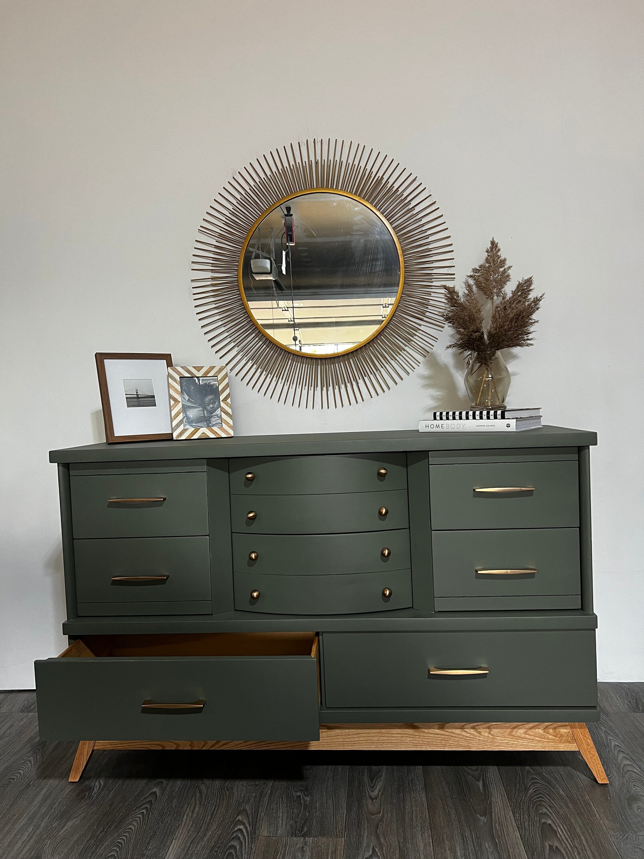 SOLD Stylish Newly Refinished MCM Dresser - Etsy