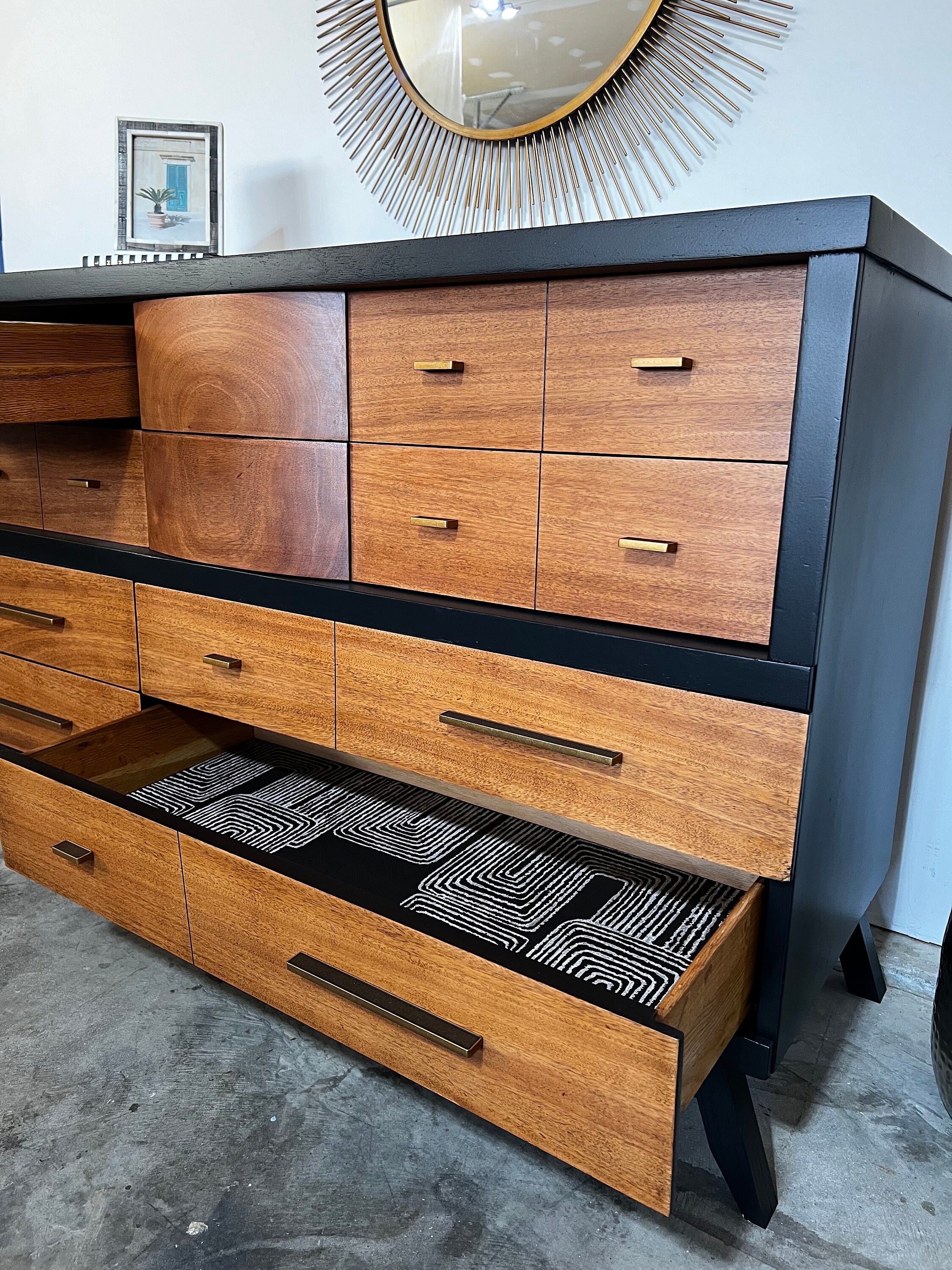 SOLD Refinished MCM Dresser - Etsy