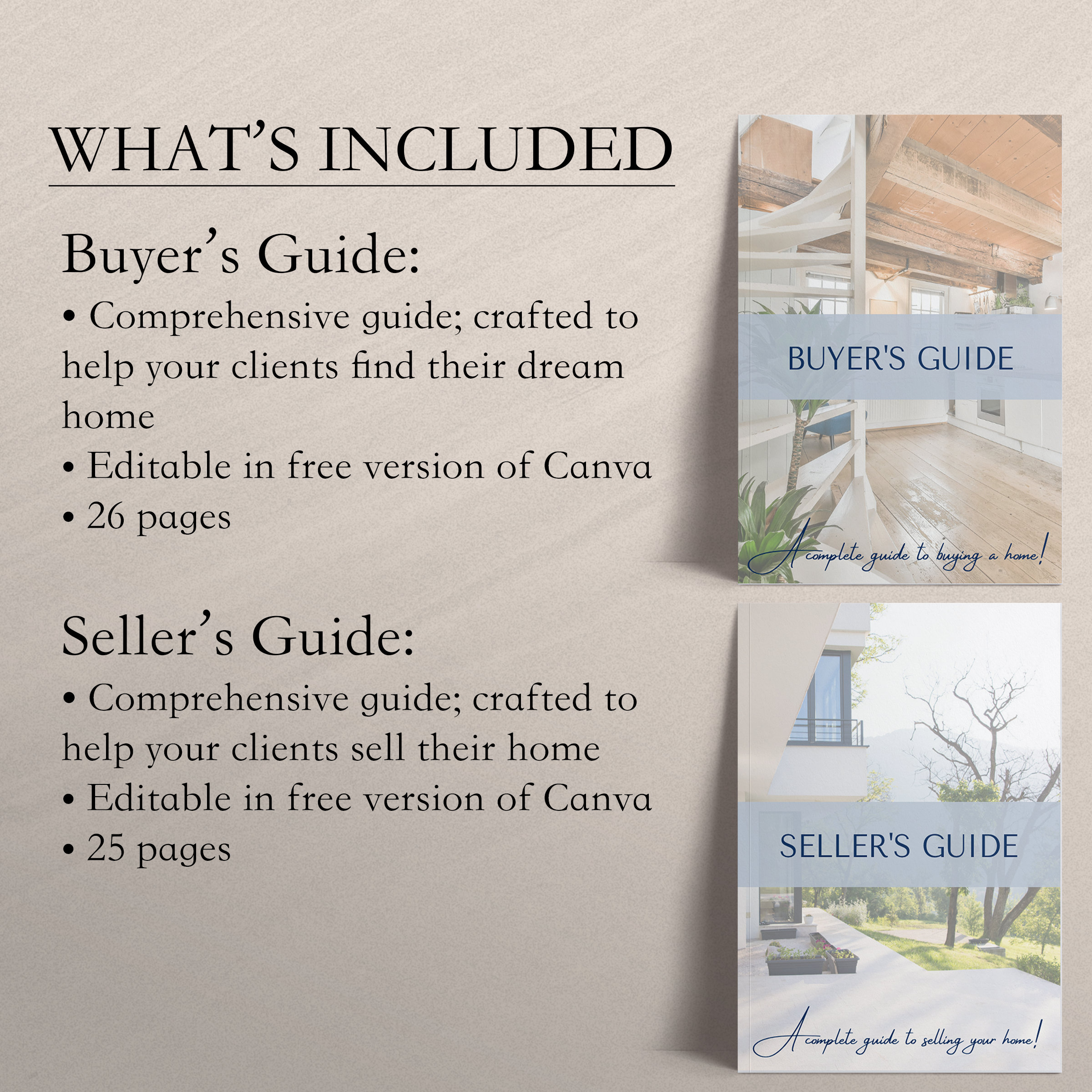 Real Estate Buyer and Seller Guides, Listing Presentation, Realtor ...