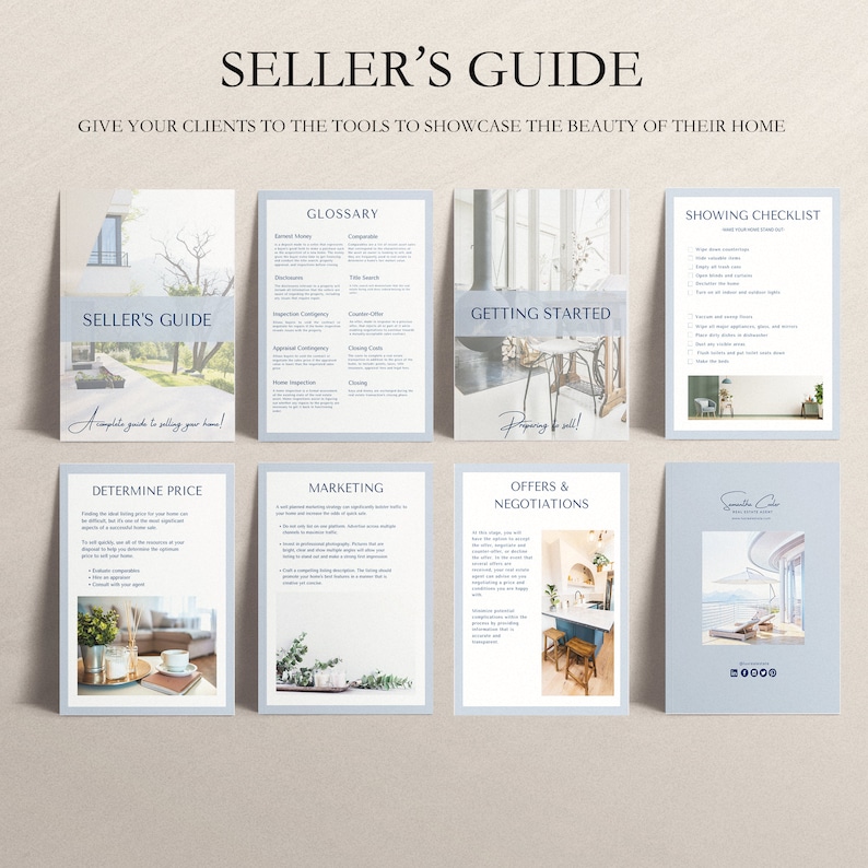 Real Estate Buyer and Seller Guides, Listing Presentation, Realtor ...
