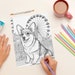 Printable Cute Corgi Coloring Page - Adult Coloring Page, Kids Coloring ...
