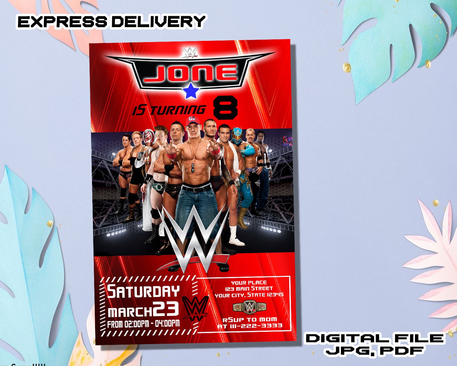 Wwe Raw Stage Printouts