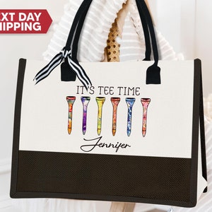 Personalized Golf Tote Bag, Golfer Gift Bag, Golf Lovers Gift, Golf ...