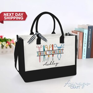 Surgical Tech Tote Bag, Surgical Technician Gift for Surgeon, Surgical ...