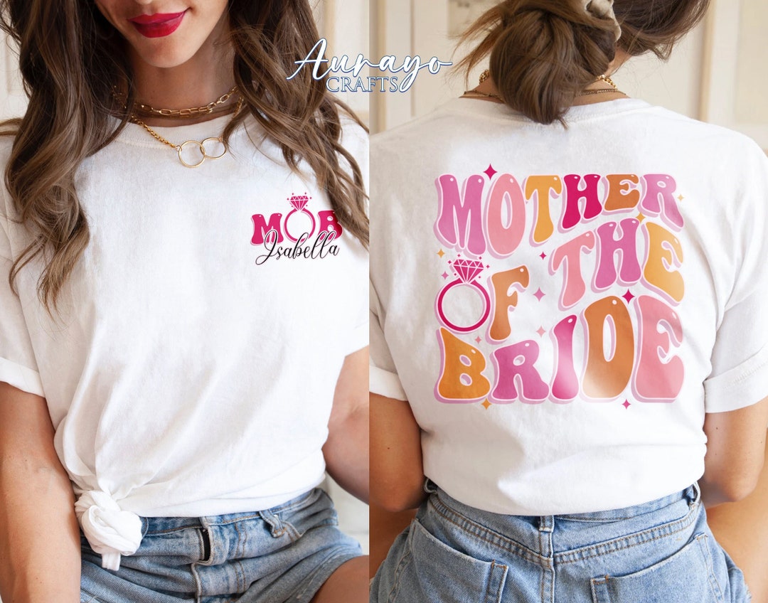 Mother Of The Bride Shirt Mother Bride Shirt Summertime T Shirt Bridal Party Shirts