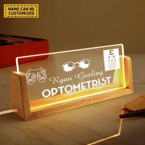 Eye Doctor Name Plate - Etsy