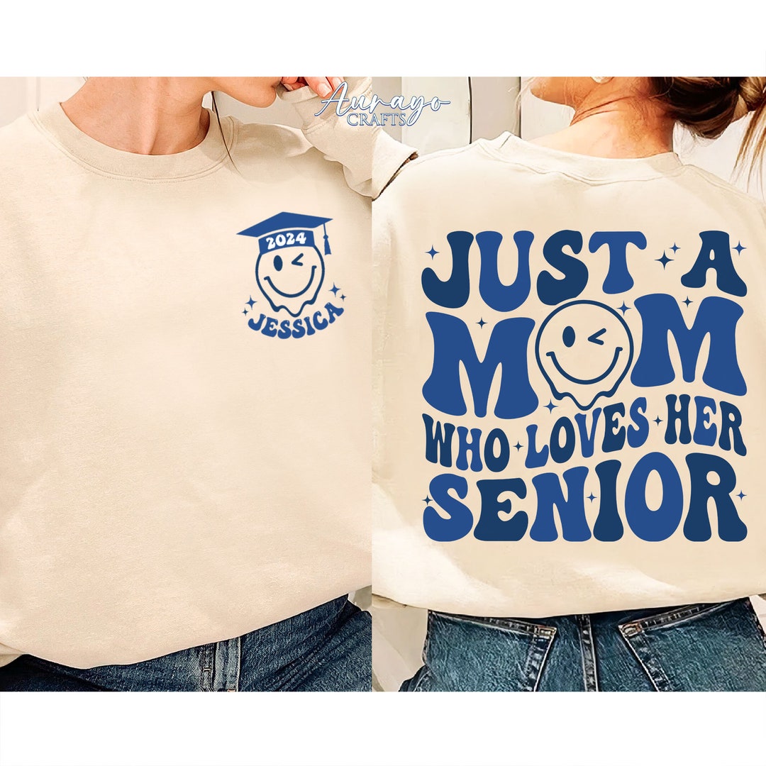 Senior Mom 2024 Shirt,class of 2024 Shirt,personalized Senior Mom Shirt ...