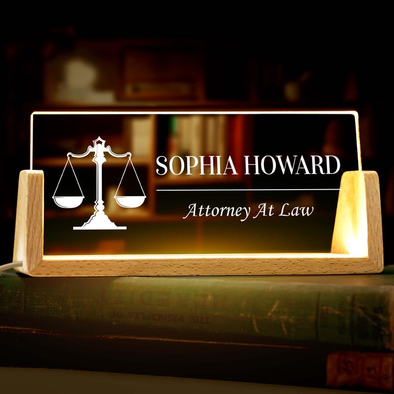 Judge Name Plate - Etsy