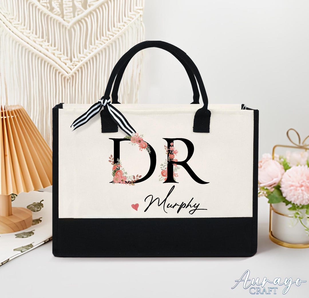 Personalized Doctor Tote Bag, Custom Dr Tote Bag, Gift for Doctor ...