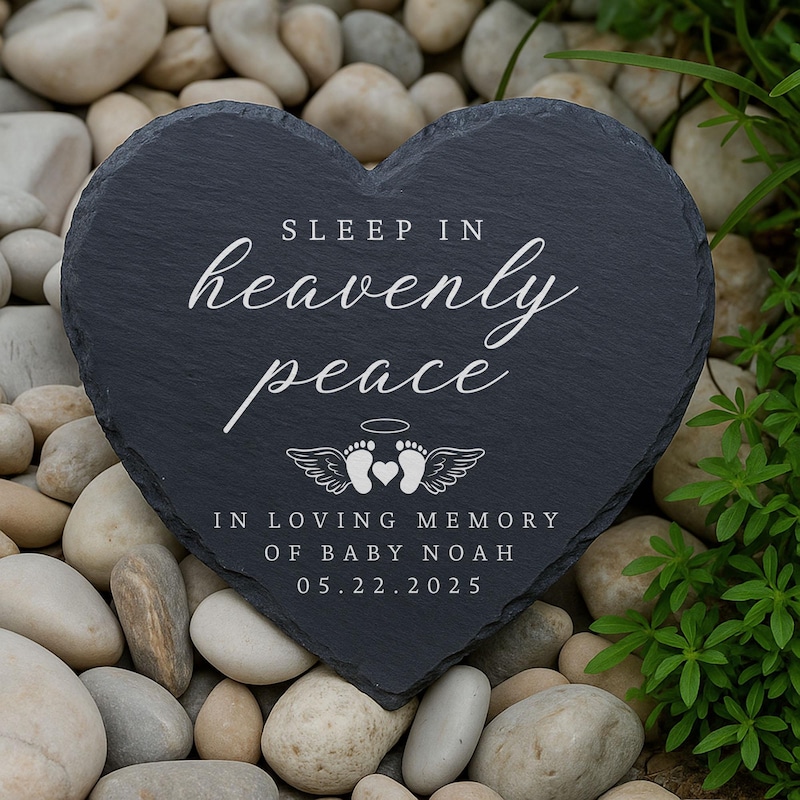 Stillborn Memorial Stone - Etsy