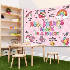 Custom Classroom Tapestry, Classroom Banner, Classroom Decor, Teacher ...