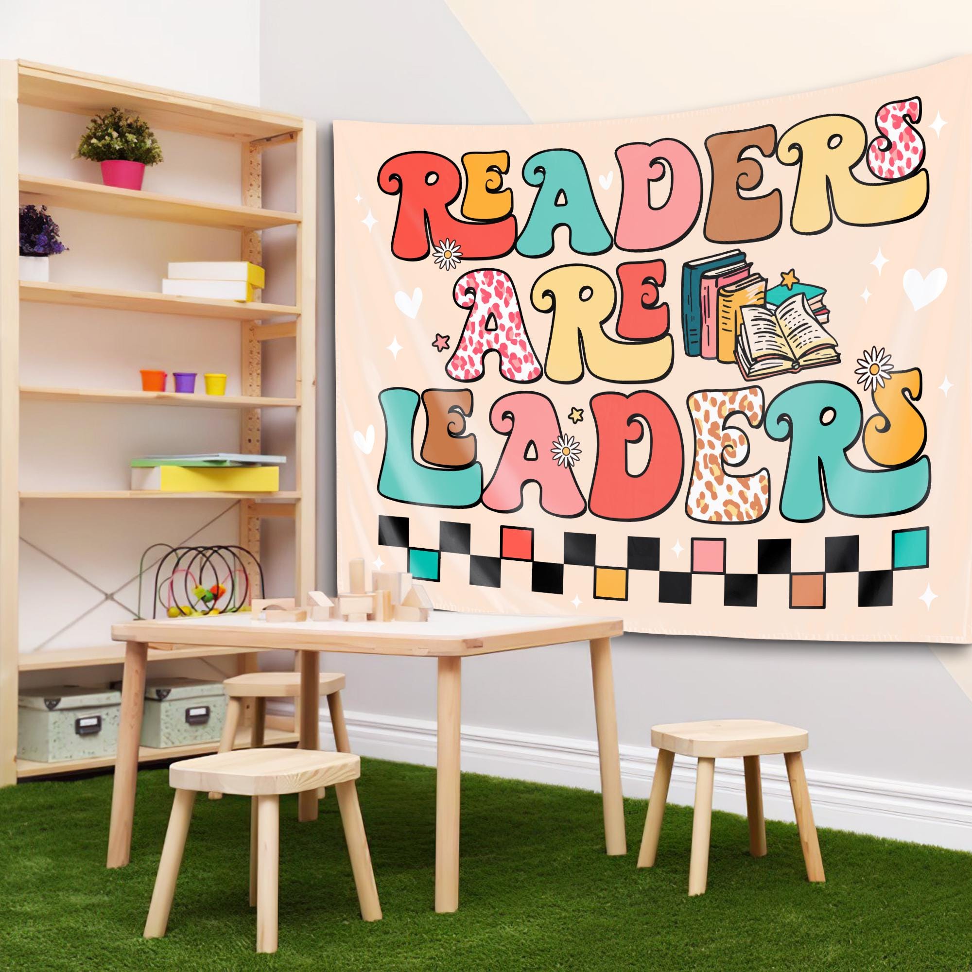 Readers Are Leaders Classroom Decor, Book Lover Gift, Classroom ...
