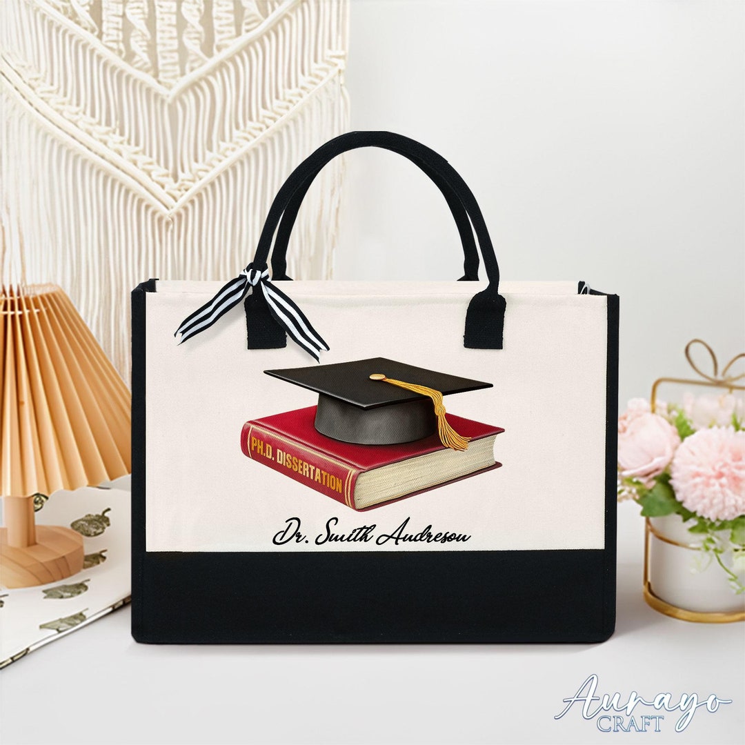 Ph.d. Graduation Gift, Doctorate Graduation Gift, Doctoral Tote Bag ...