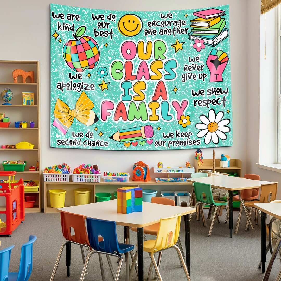 Classroom Tapestry, Classroom Decor, Classroom Banner, Teacher ...
