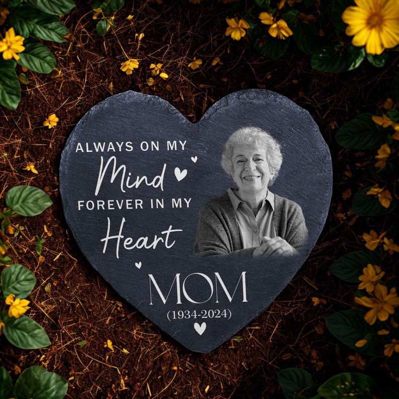 Personalized Memorial Stone,remembrance Stone for Memorial Garden Slate ...