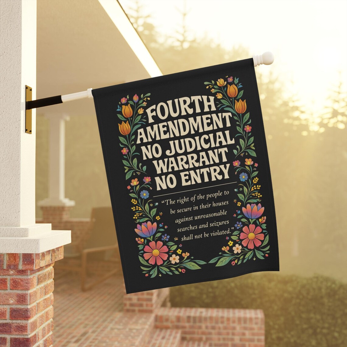 Anti-ice Protest Flag, FDT Anti-trump Yard Sign, Political House Banner ...