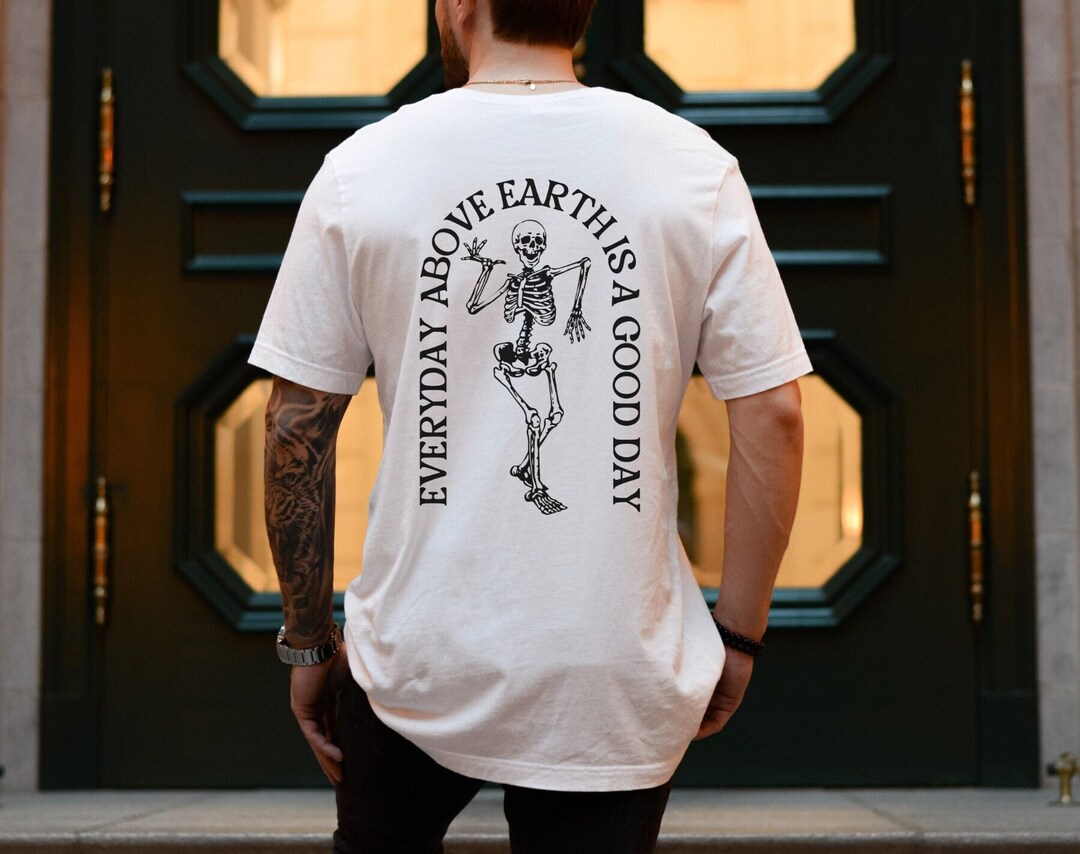 Skeleton T-shirt, Funny Men's Shirt, Shirt for Dad, Father's Day Gift ...